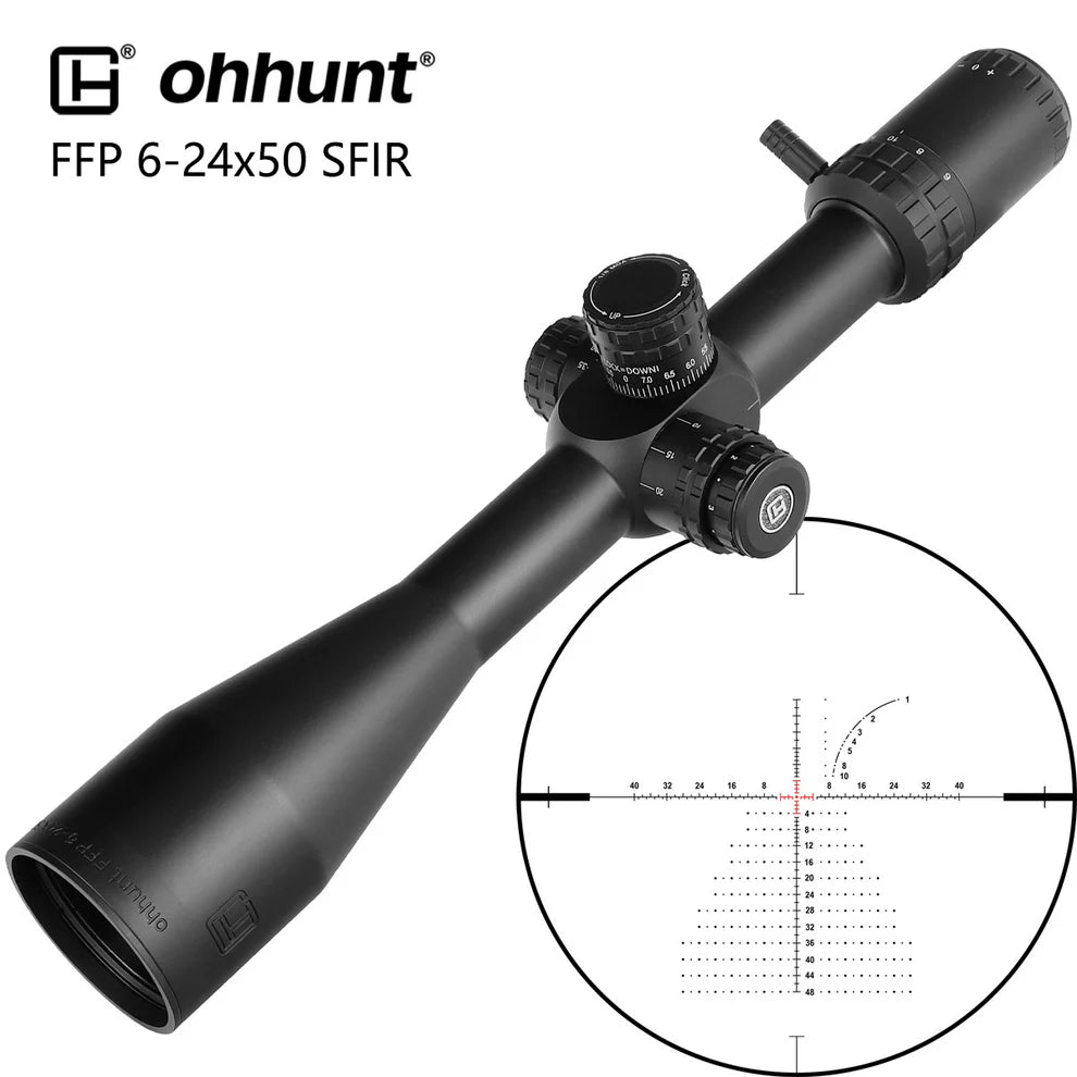 ohhunt® 6-24X50 SFIR FFP Scope – CRC Tactical