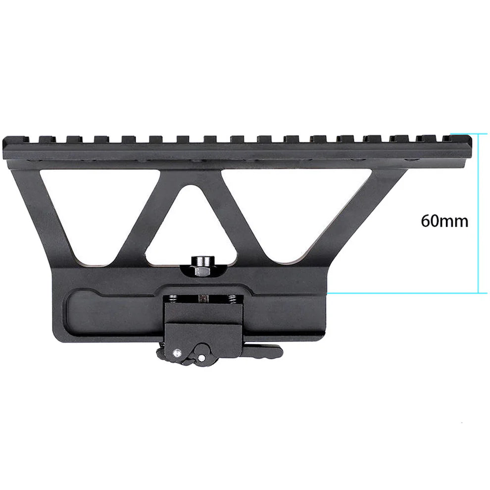 ohhunt AK Side Rail Scope Mount with Quick Detach System Picatinny Rai ...
